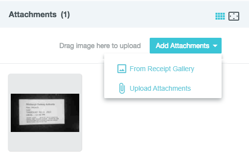 Create Expenses via the Receipt Gallery – Chrome River Help Center
