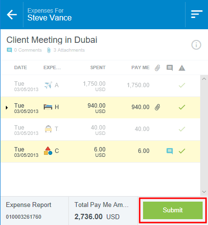 Adjust and Resubmit Returned Expenses – Chrome River Help Center